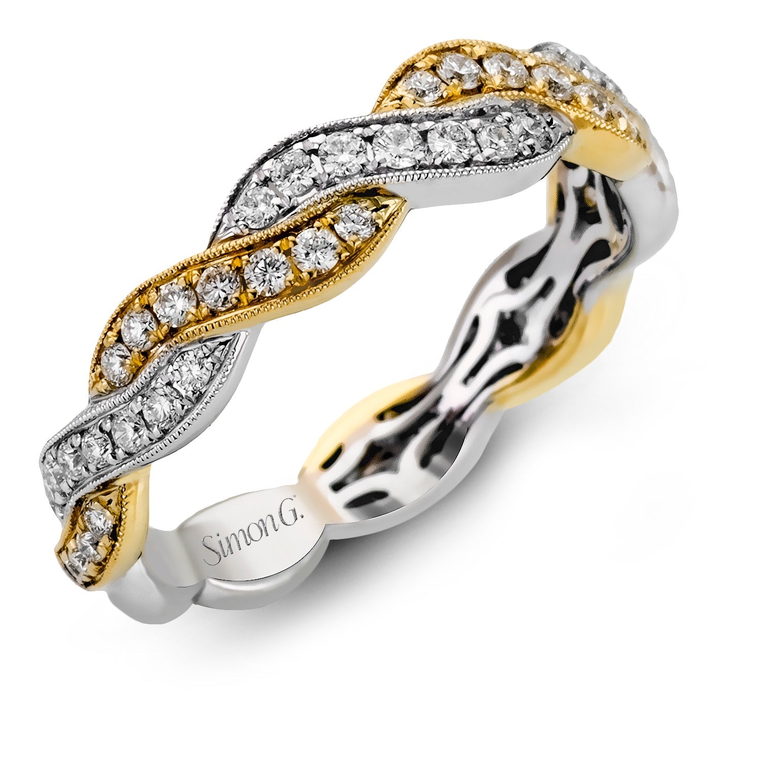 Anniversary Ring In 18k Gold With Diamonds – Simon G. Jewelry