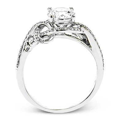 Engagement Ring in 18k Gold with Diamonds – Simon G. Jewelry