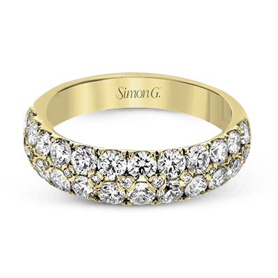 Simon-Set Anniversary Ring In 18k Gold With Diamonds – Simon G. Jewelry