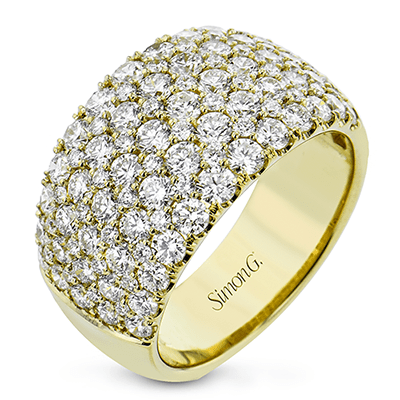 Simon-Set Anniversary Ring In 18k Gold With Diamonds – Simon G. Jewelry