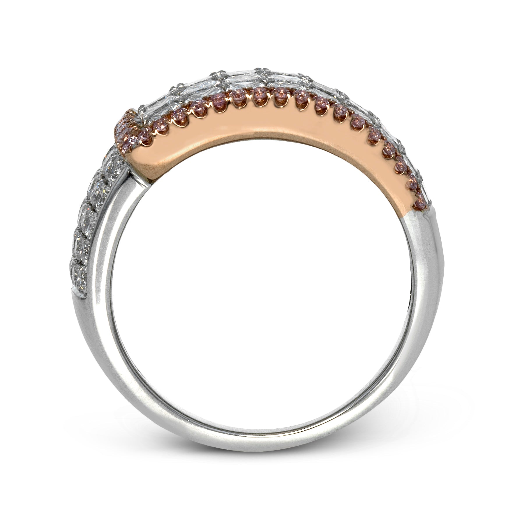 Simon-Set Fashion Ring In 18k Gold With Diamonds – Simon G. Jewelry